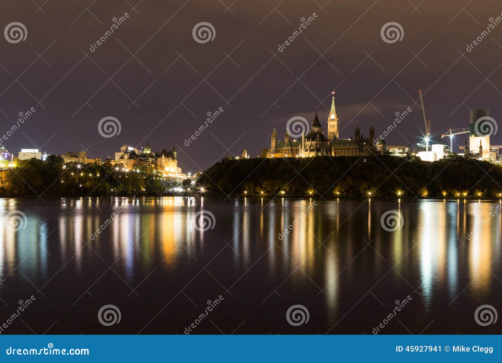 Ottawa Skyline stock image. Image of canadian, copy, canada - 45927941