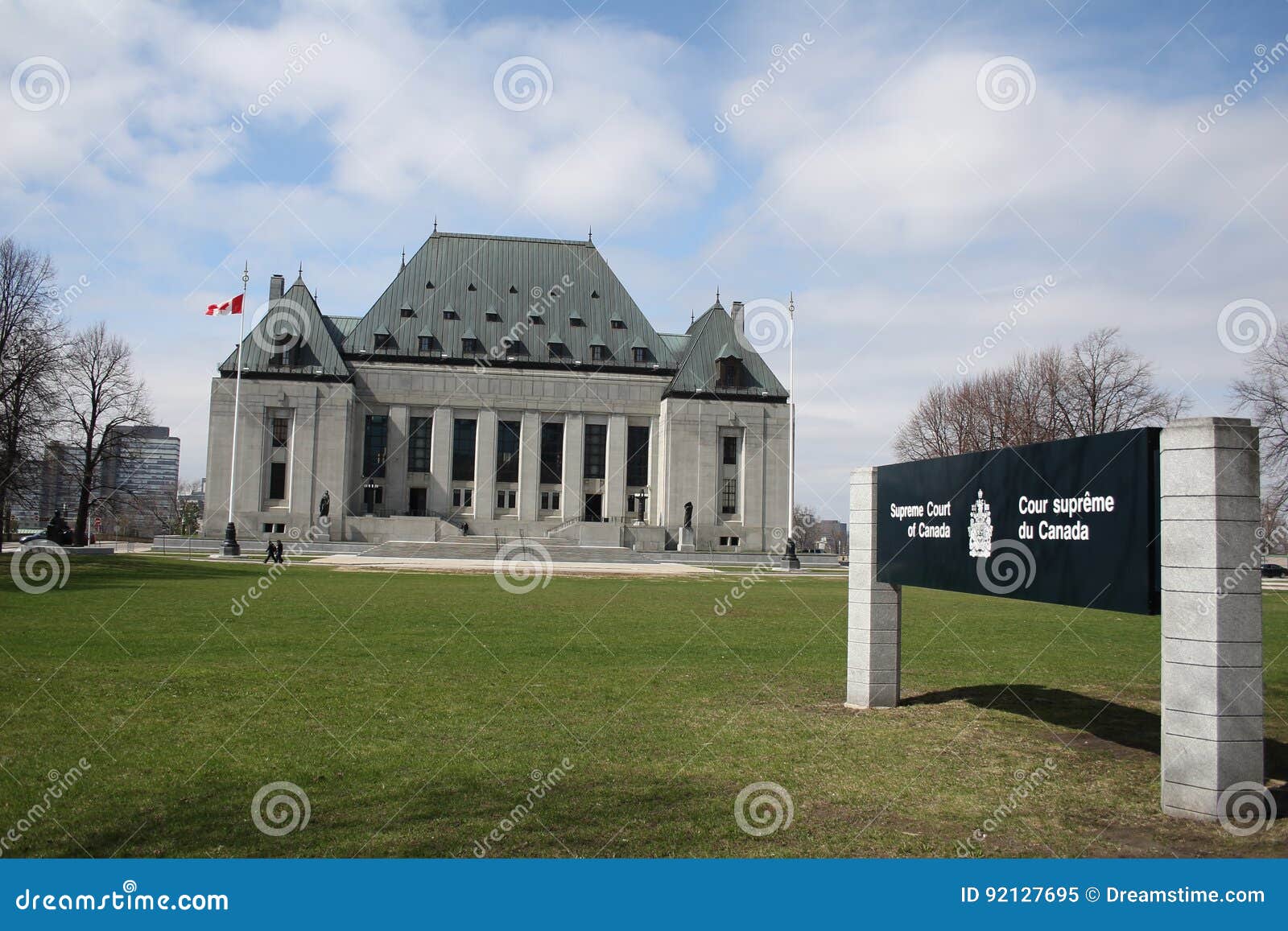 Ottawa Supreme Court of Justice Stock Image - Image of cour, canada ...