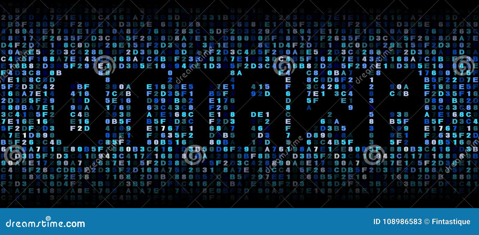 Ottawa Text on Hex Code Illustration Stock Illustration - Illustration ...