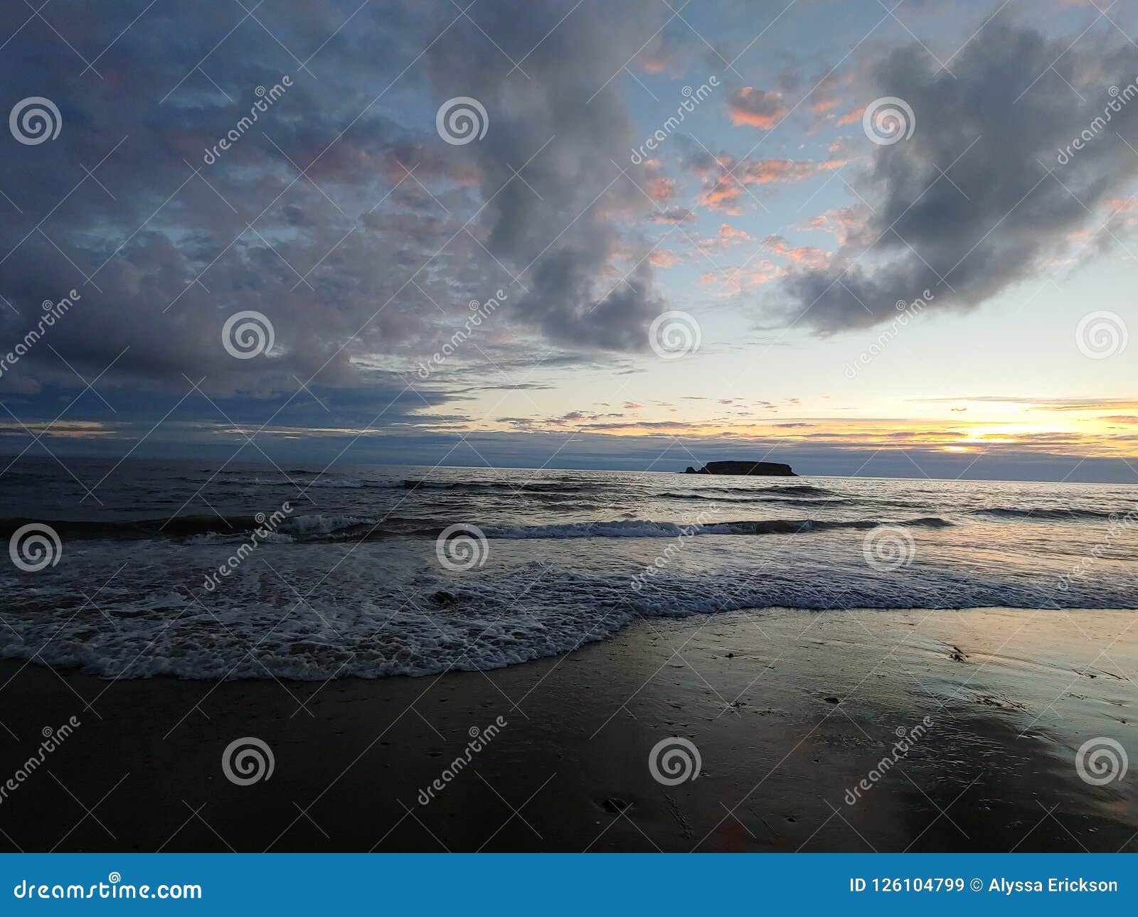 Otter Rock stock image. Image of coast, otter, beach - 126104799