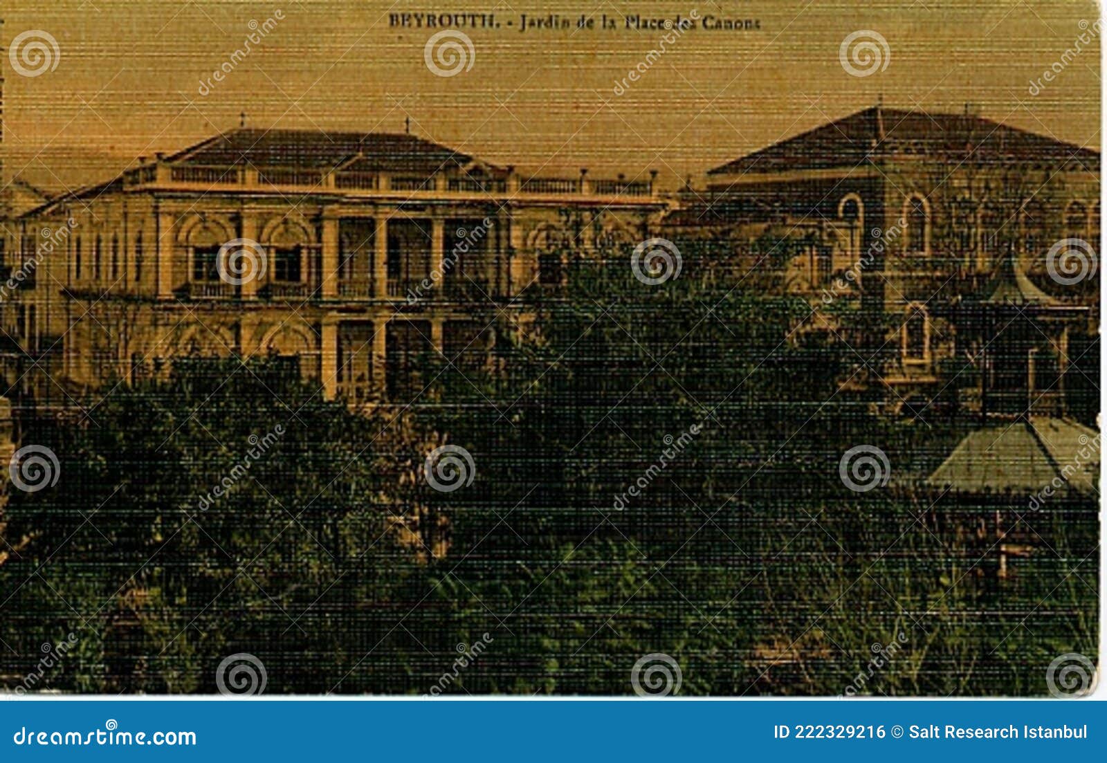 Ottoman Bank Beirut Branch, 1918 Picture. Image: 222329216