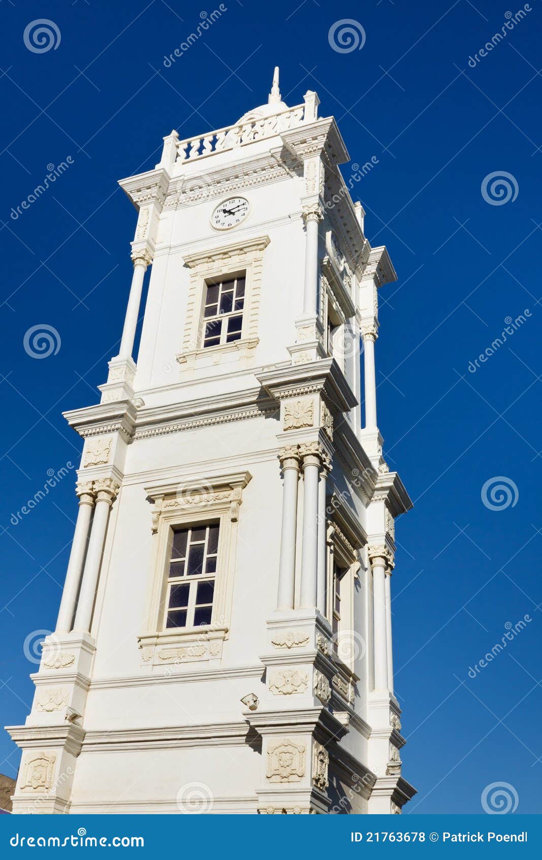 Ottoman Clock Tower in Tripoli, Libya Stock Photo - Image of building ...