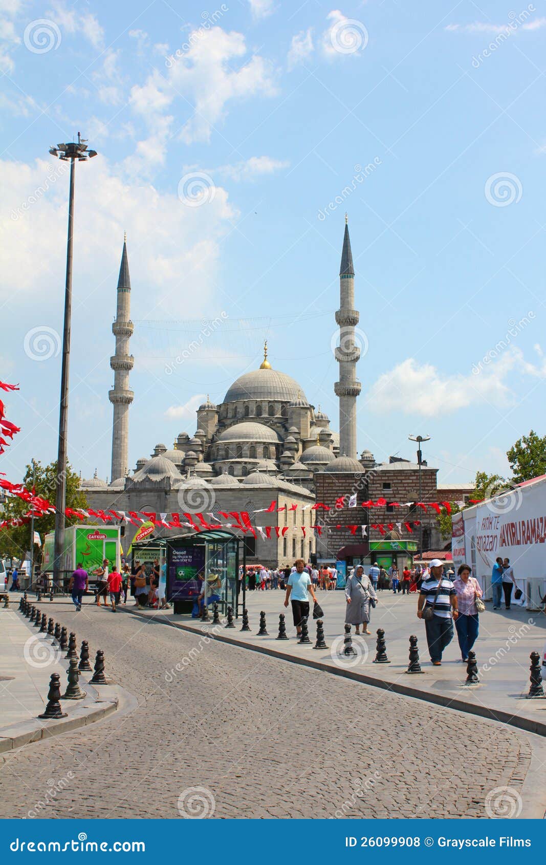 Ottoman Mosque in Istanbul, Turkey Editorial Stock Photo - Image of ...