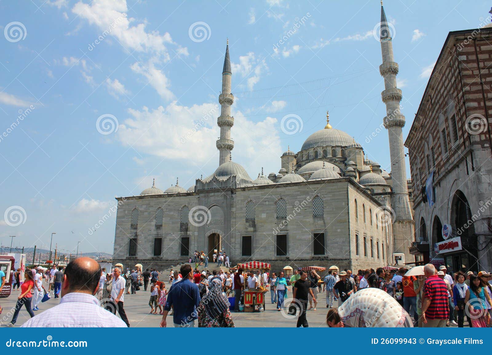 Ottoman Mosque in Istanbul, Turkey Editorial Stock Photo - Image of ...