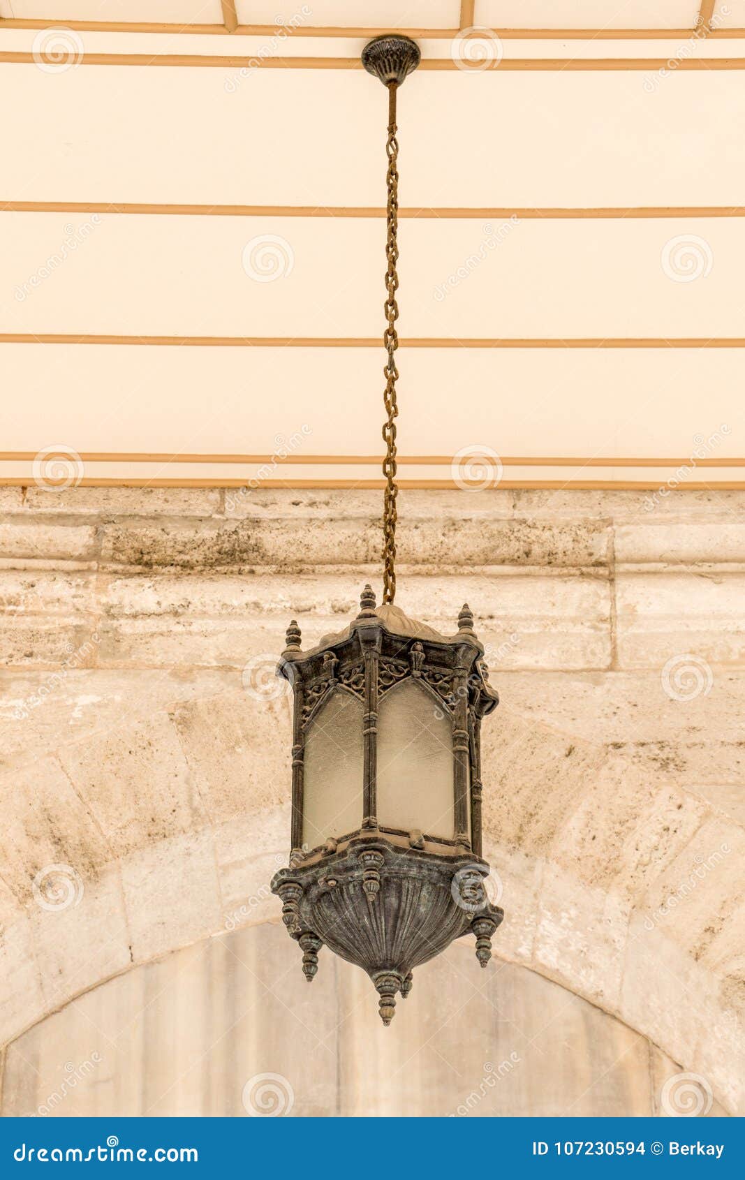 Ottoman Style Ceiling Lamps for Decoration Stock Photo - Image of ...