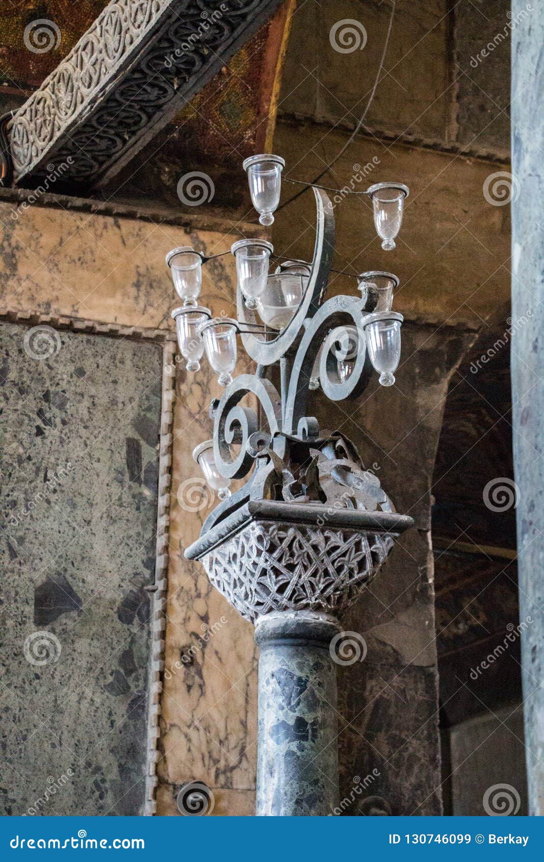 Ottoman Style Ceiling Lamps for Decoration Stock Image - Image of ...