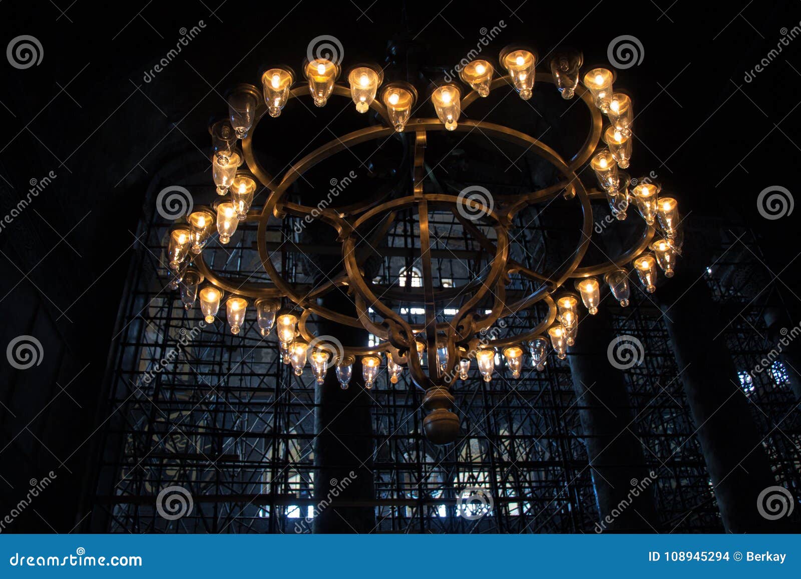 Ottoman Style Ceiling Lamps for Decoration Stock Photo - Image of ...