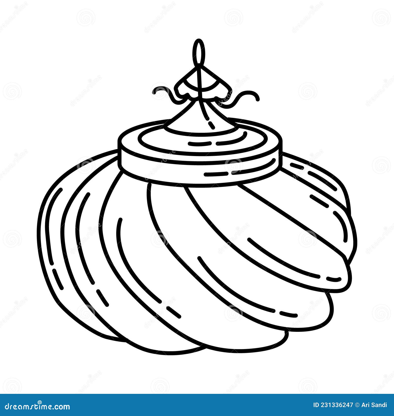 Ottoman Sultan Hat Icon. Doodle Hand Drawn or Outline Icon Style Stock ...