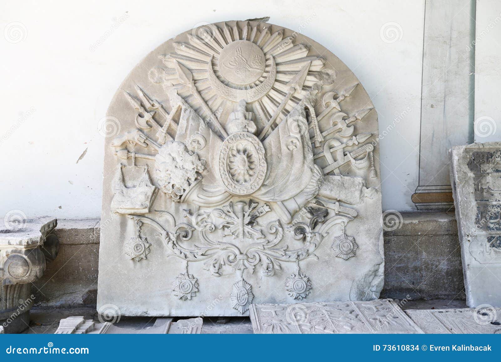 Ottoman Symbol in Topkapi Palace, Istanbul Stock Photo - Image of ...