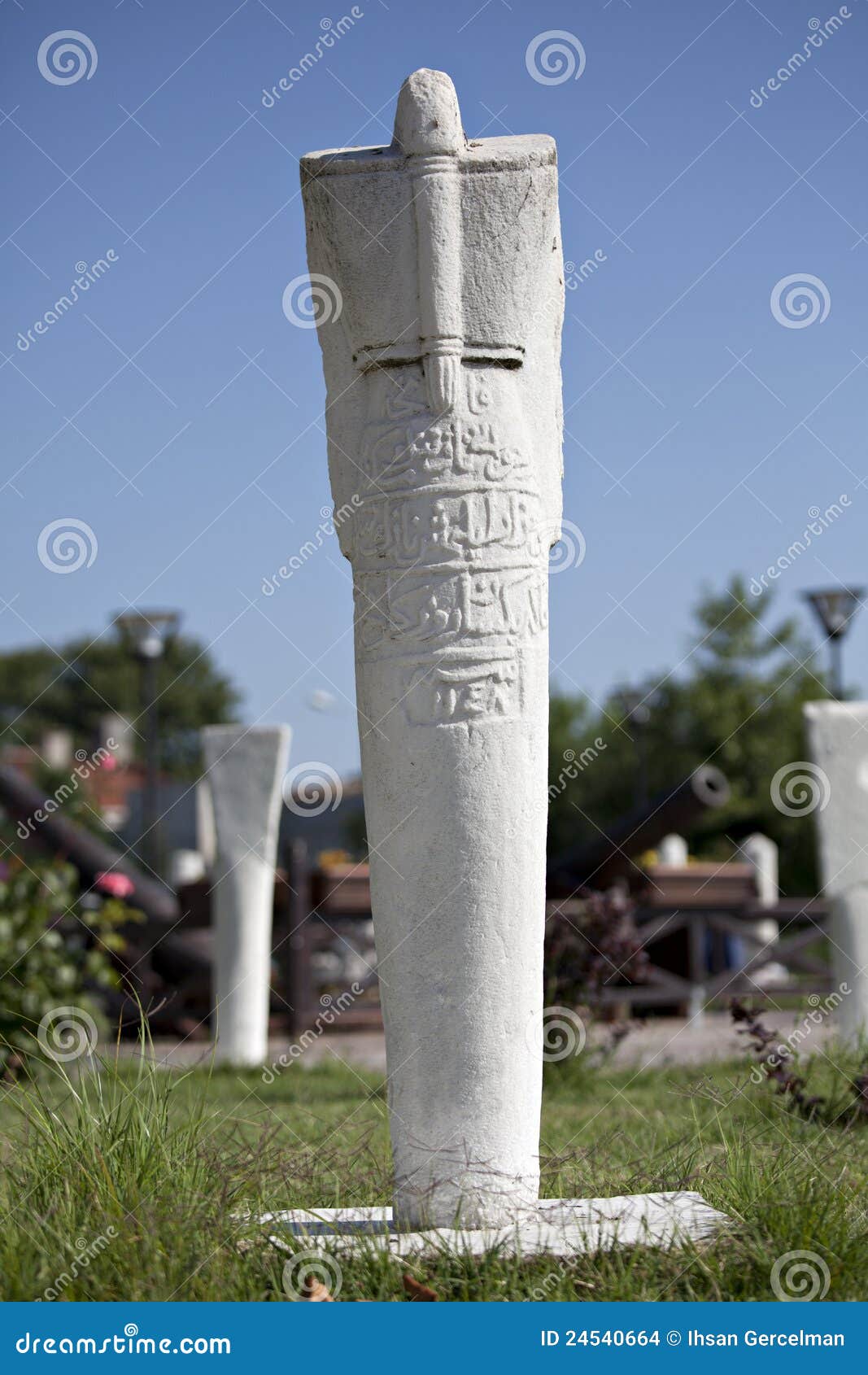 Ottoman Tomb Stone stock photo. Image of unesco, turkey - 24540664