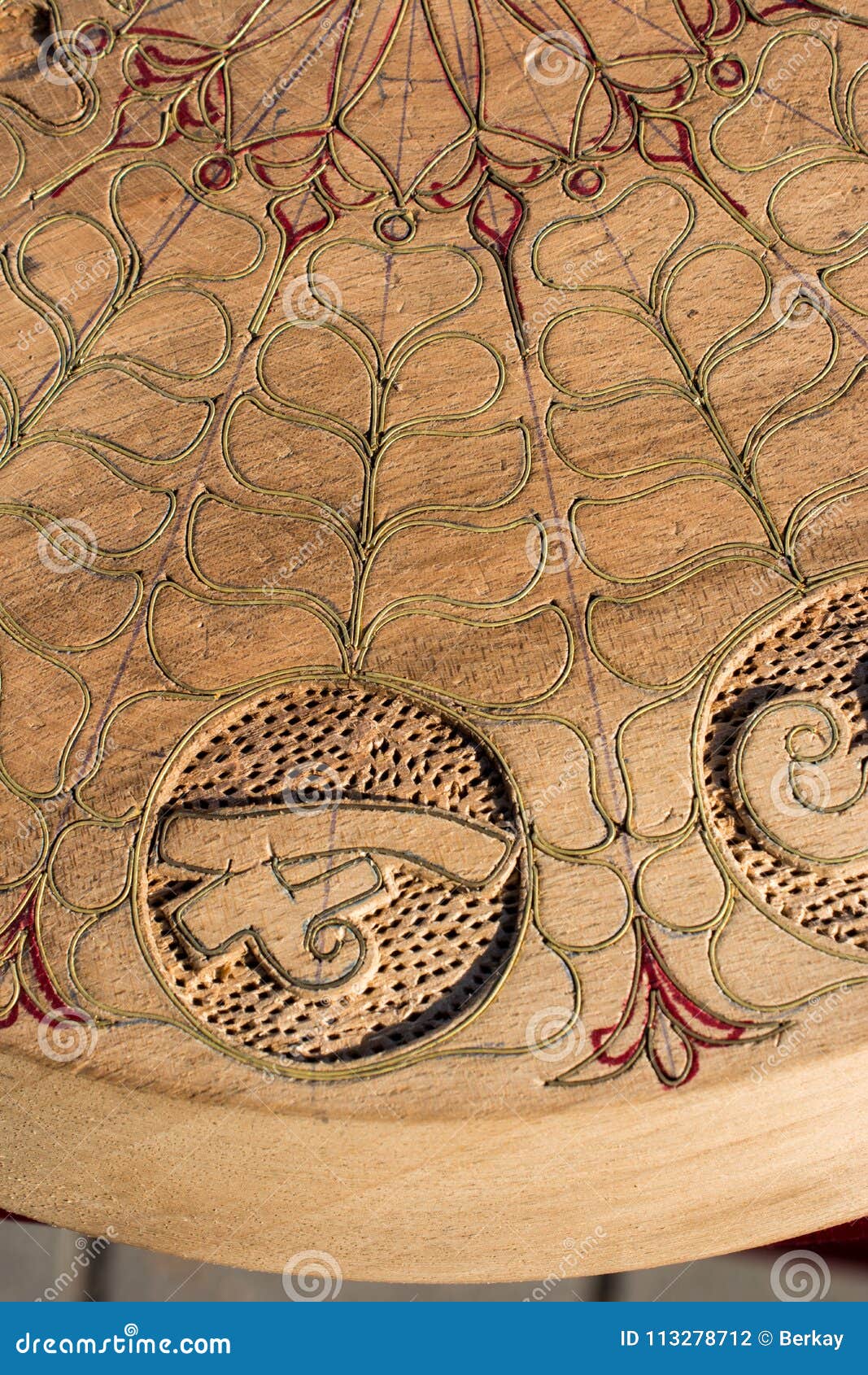 Ottoman Turkish Art with Geometric Patterns Stock Photo - Image of ...