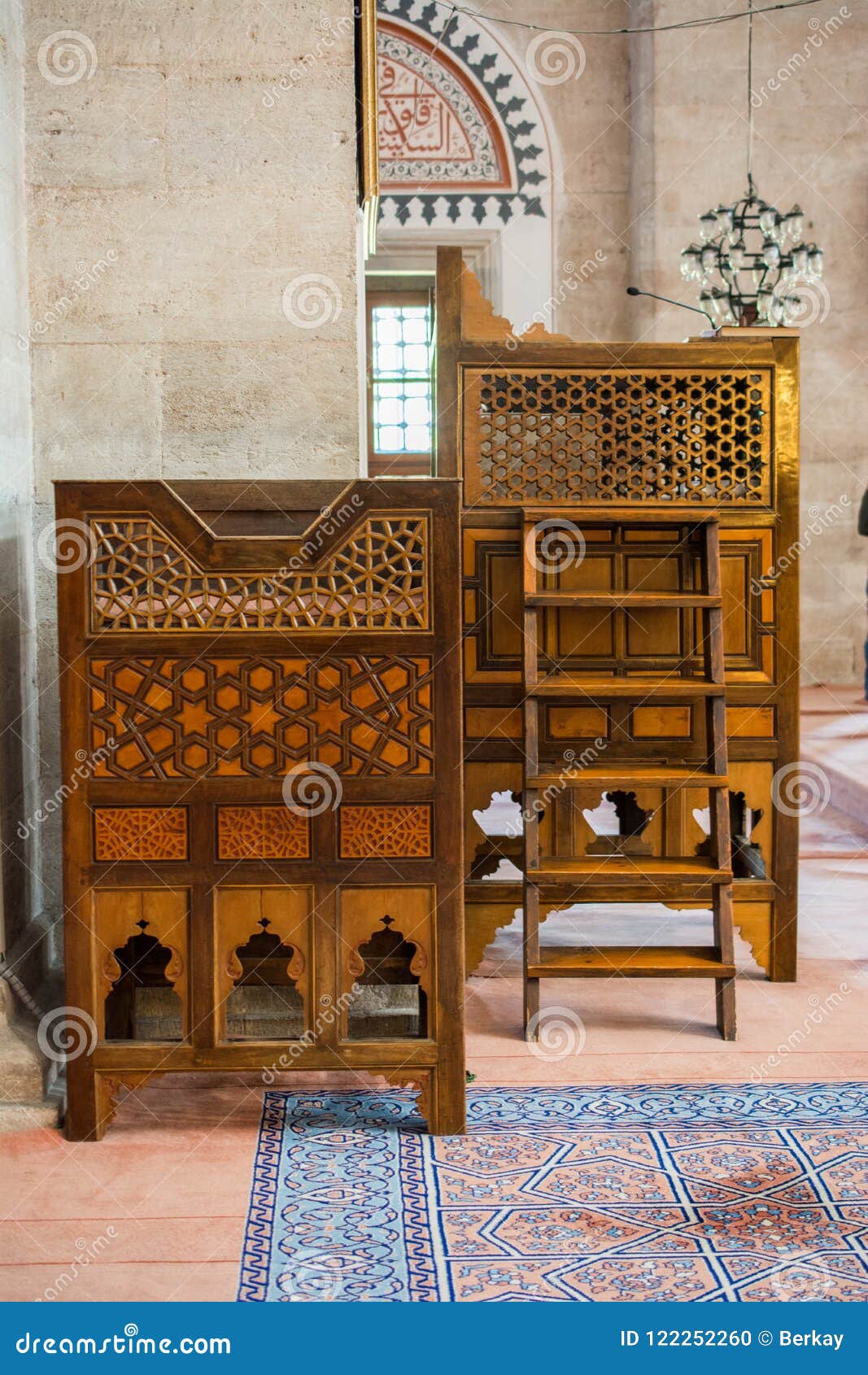 Ottoman Turkish Art with Geometric Patterns Stock Photo - Image of ...