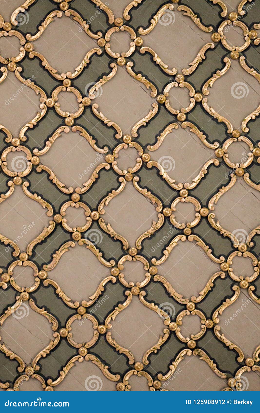 Ottoman Turkish Art with Geometric Patterns Stock Photo - Image of ...