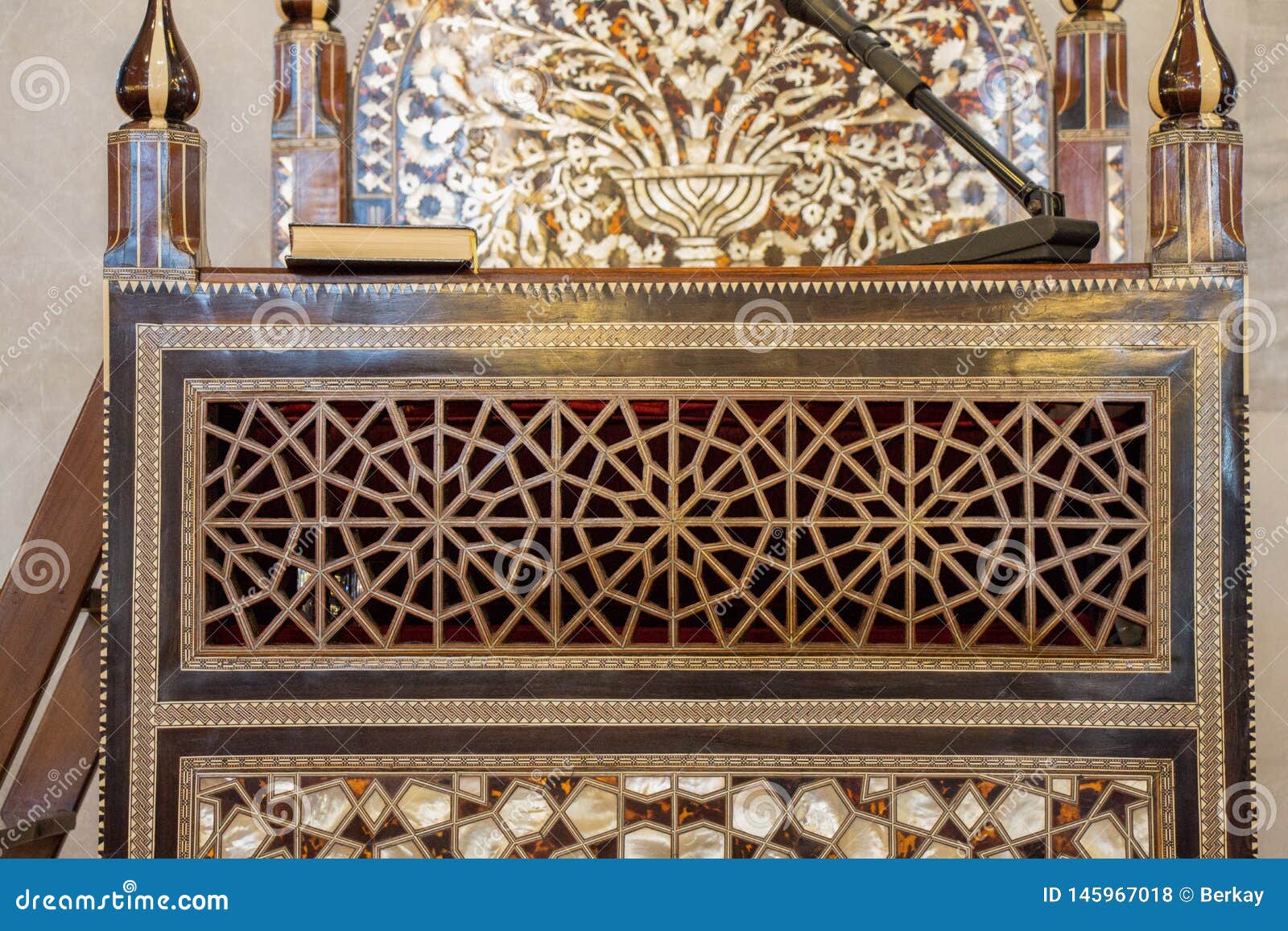 Ottoman Turkish Art with Geometric Patterns Stock Photo - Image of ...