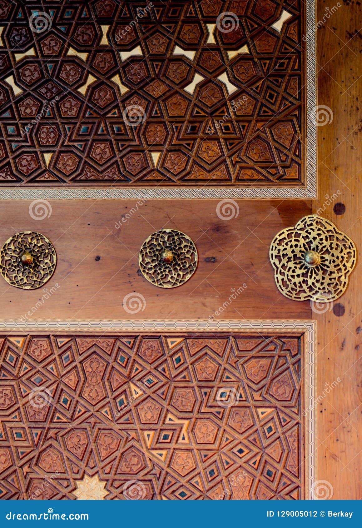 Ottoman Turkish Art with Geometric Patterns Stock Photo - Image of ...