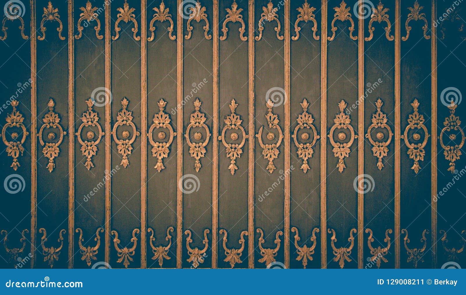 Ottoman Turkish Art with Geometric Patterns Stock Image - Image of ...