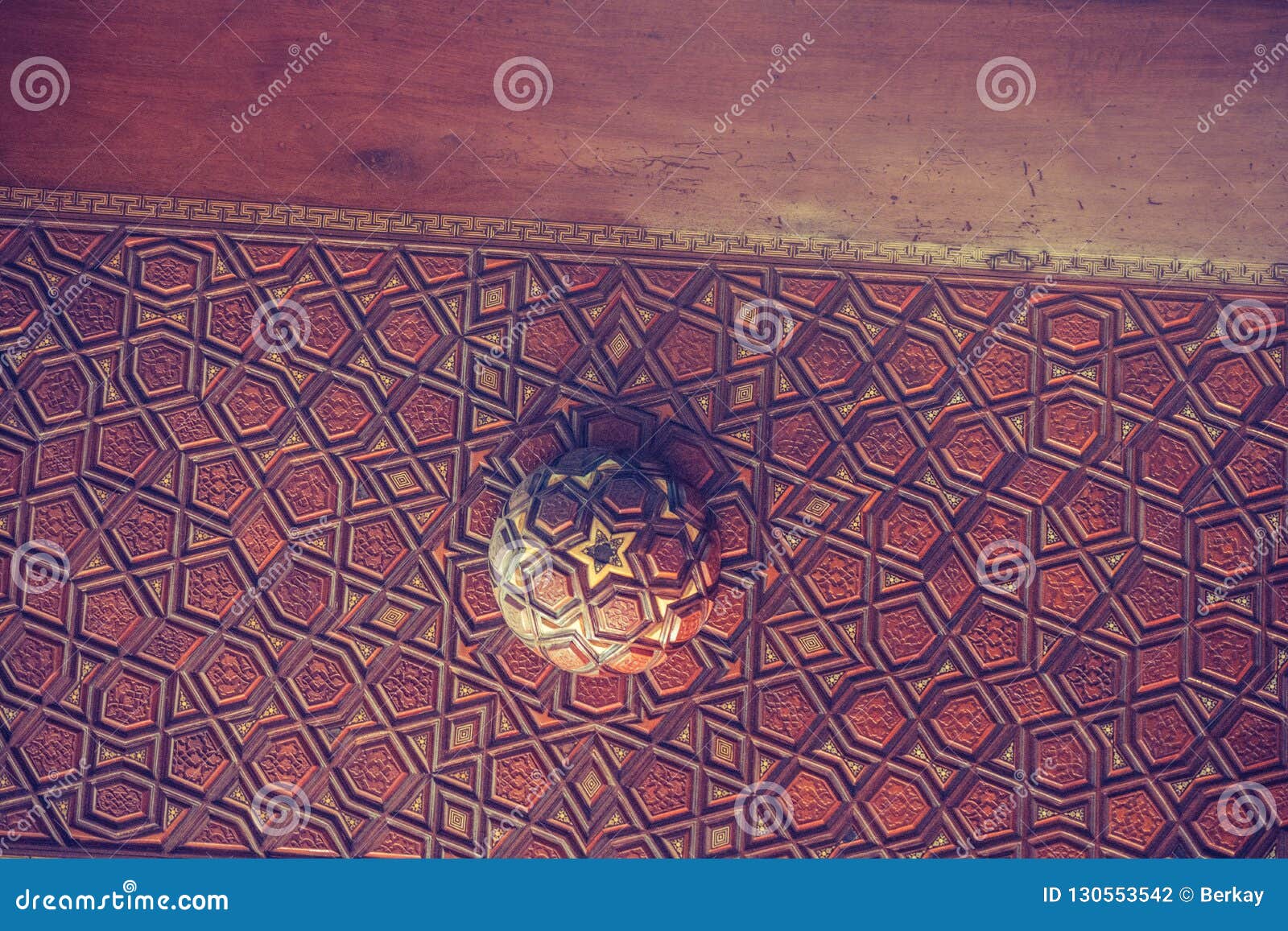Ottoman Turkish Art with Geometric Patterns Stock Photo - Image of ...