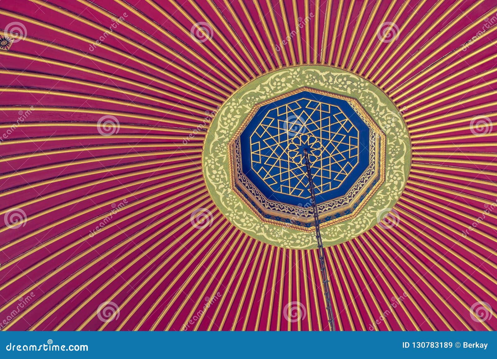 Ottoman Turkish Art with Geometric Patterns Stock Image - Image of ...