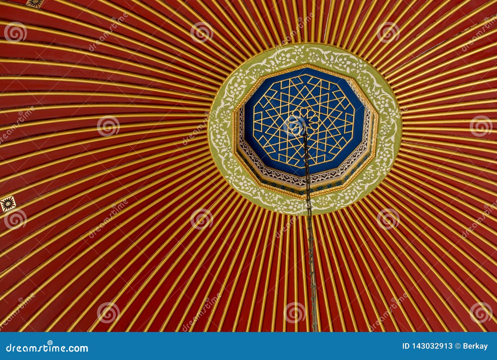 Ottoman Turkish Art with Geometric Patterns Stock Image - Image of ...