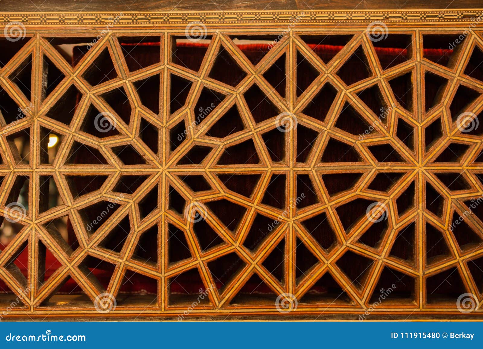 Ottoman Turkish Art with Geometric Patterns Stock Photo - Image of ...