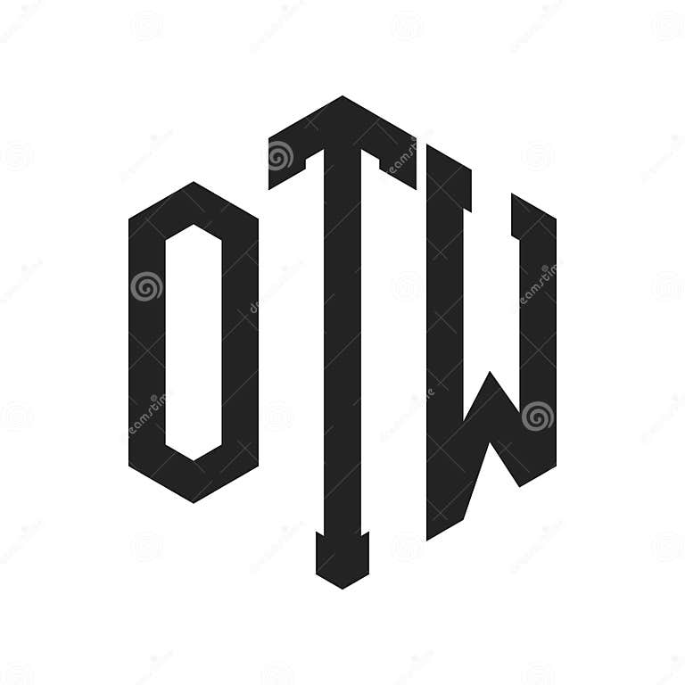 OTW Logo Design. Initial Letter OTW Monogram Logo Using Hexagon Shape ...