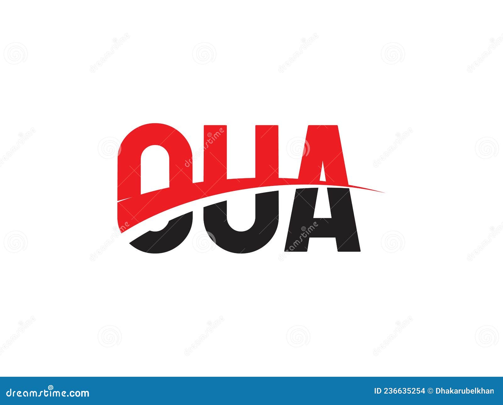 OUA Letter Initial Logo Design Vector Illustration Stock Vector ...