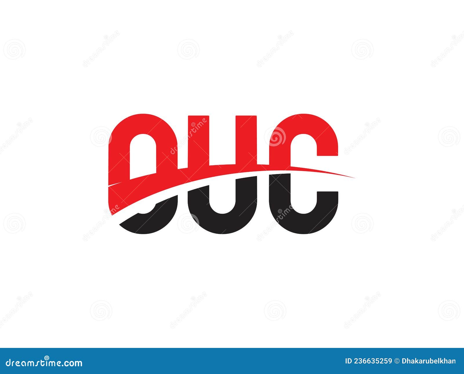 OUC Letter Initial Logo Design Vector Illustration Stock Vector ...