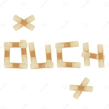 Ouch stock image. Image of heal, equipment, damage, care - 22055517