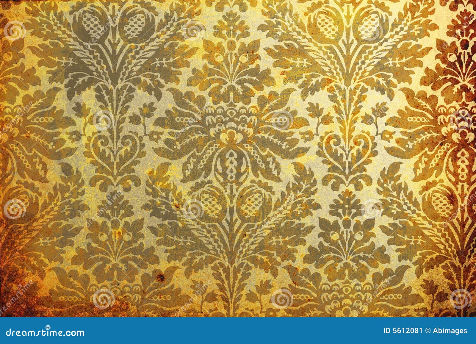 Oud behang stock afbeelding. Image of grunge, gevormd - 5612081