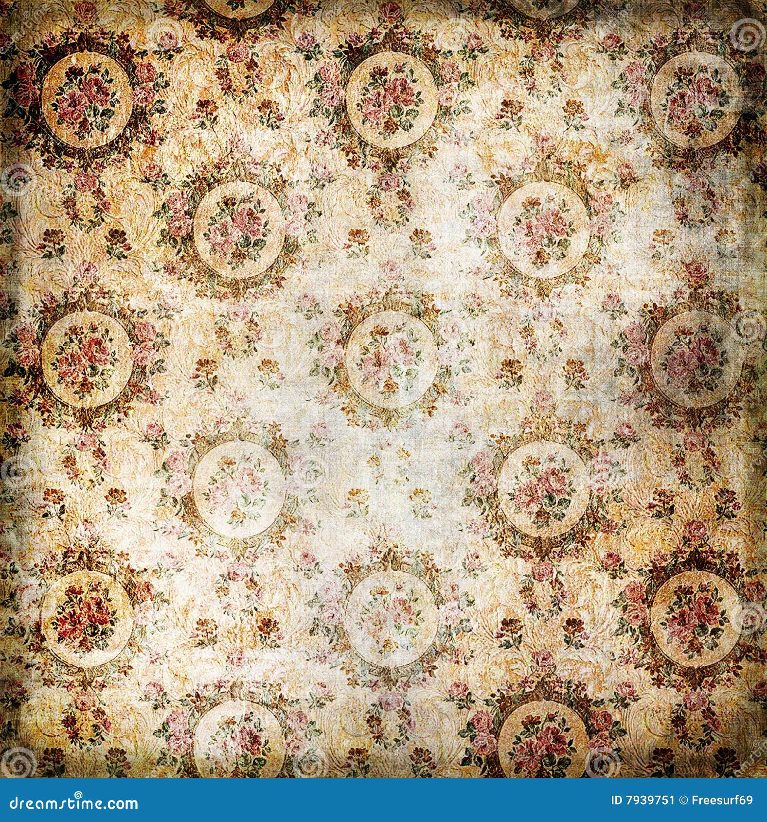 Oud behang stock illustratie. Illustration of lelijkheid - 7939751