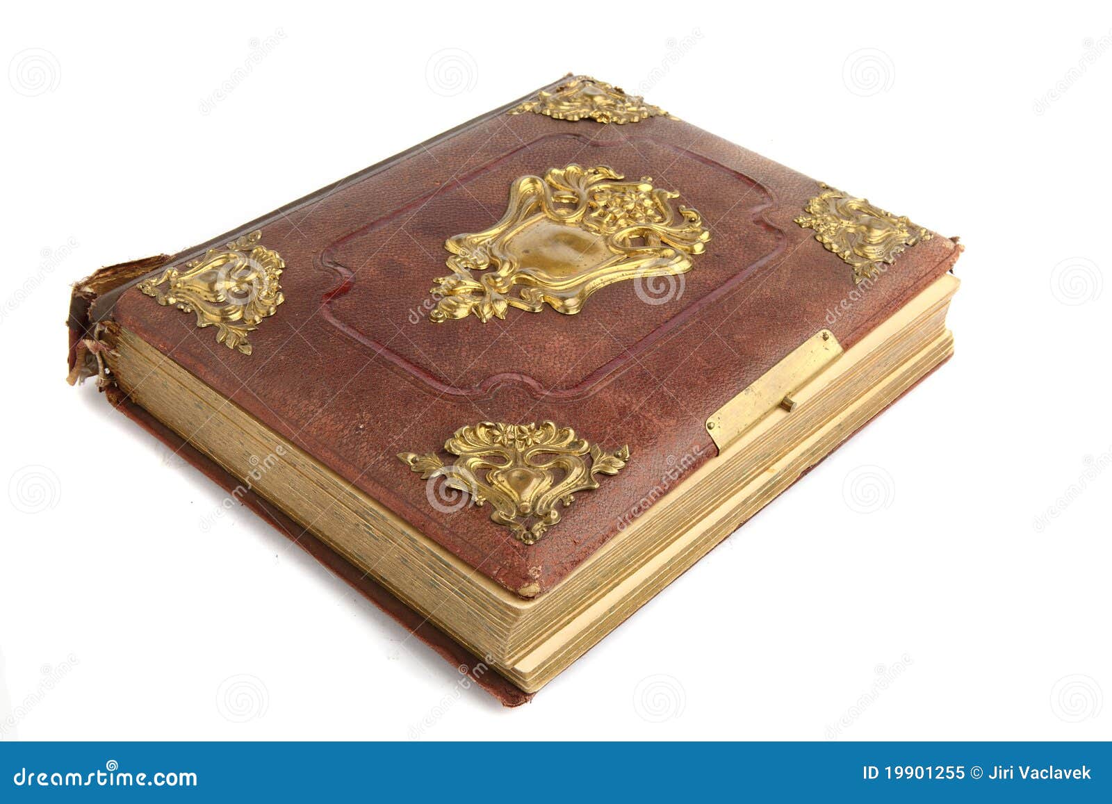 Oud boek stock afbeelding. Image of vuil, metaal, fantasie - 19901255