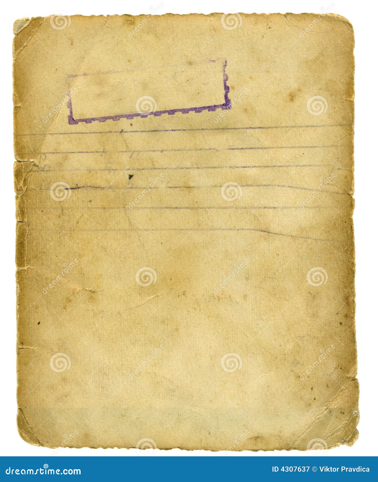 Oud document stock afbeelding. Image of brief, bevlekt - 4307637