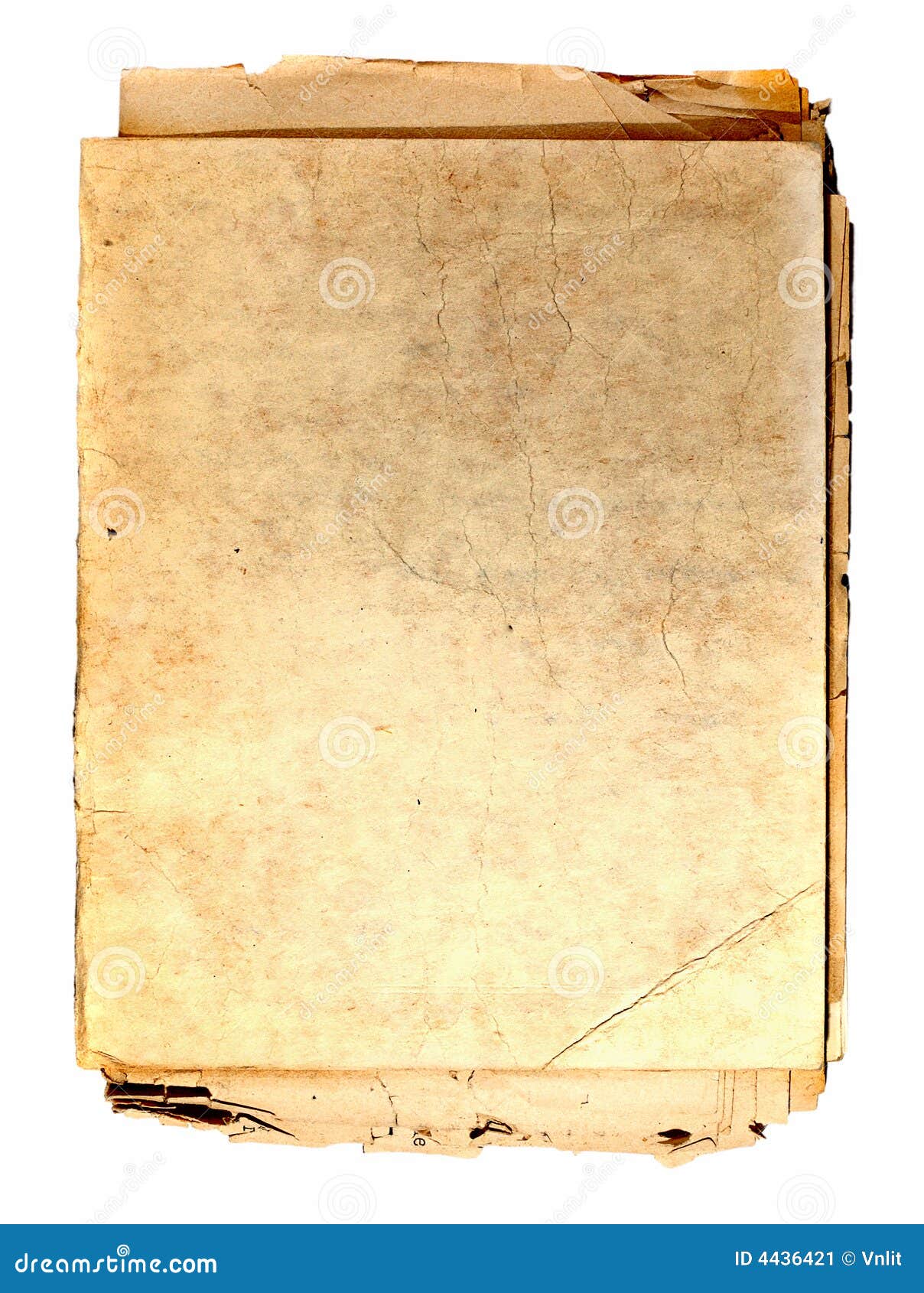 Oud document stock afbeelding. Image of rand, grens, lawaai - 4436421