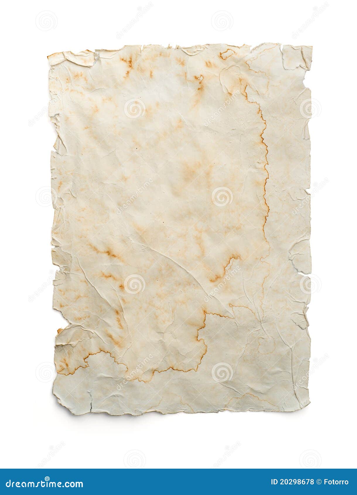 Oud Document - Lege Schatkaart Stock Foto - Image of schat, bruin: 20298678