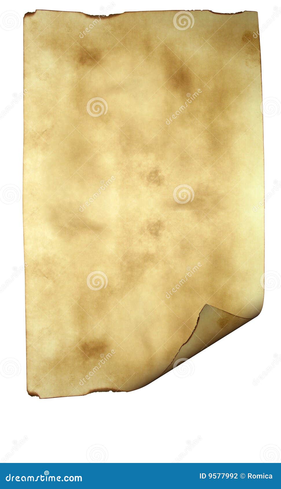 Oud Document Perkament Als Achtergrond Stock Illustratie - Illustration ...