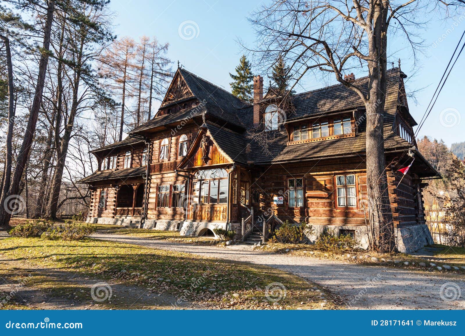 Oud En Bekend Huis in Zakopane Redactionele Foto - Image of venster ...