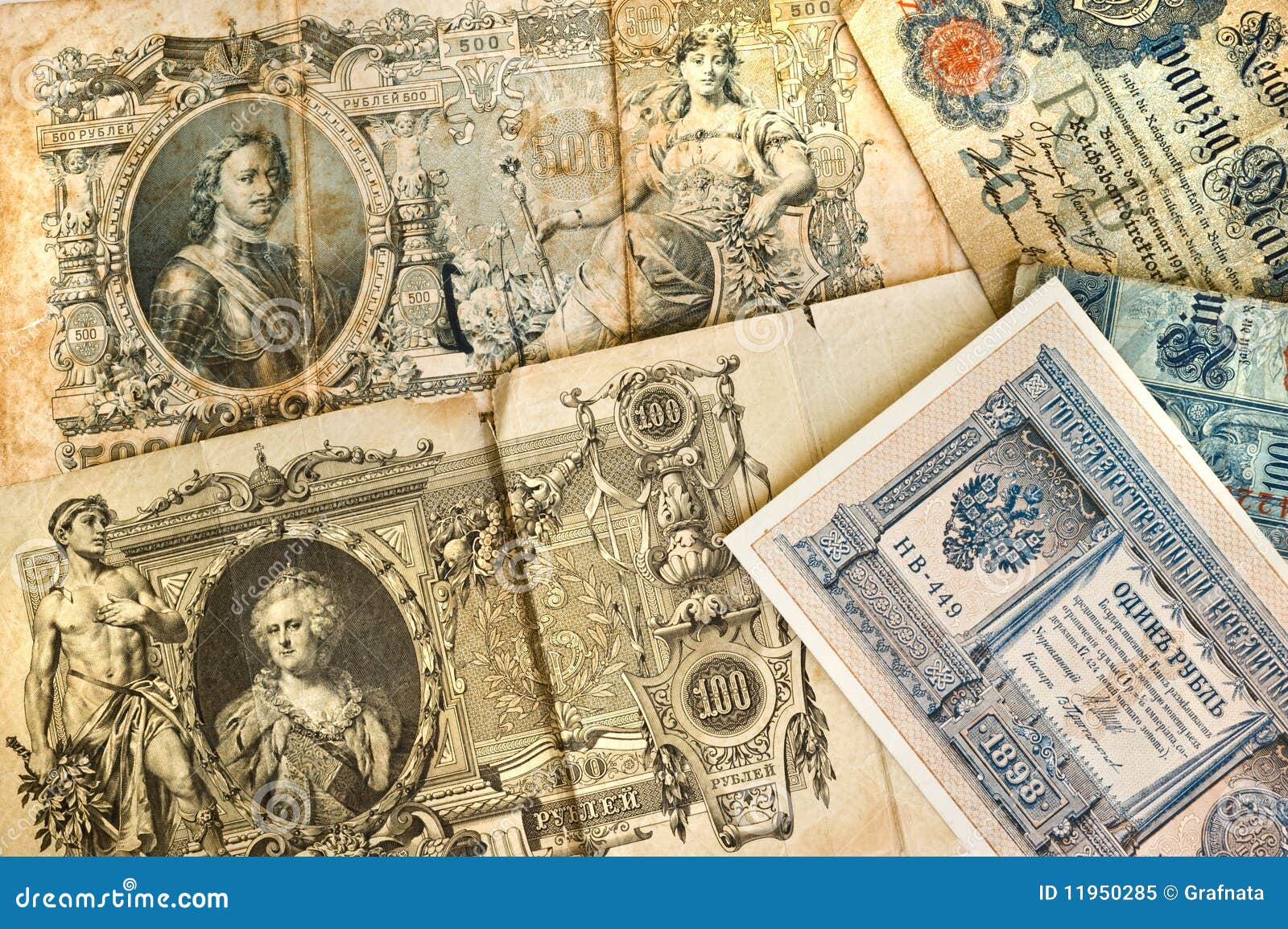 Oud geld stock afbeelding. Image of antiquiteit, succes - 11950285