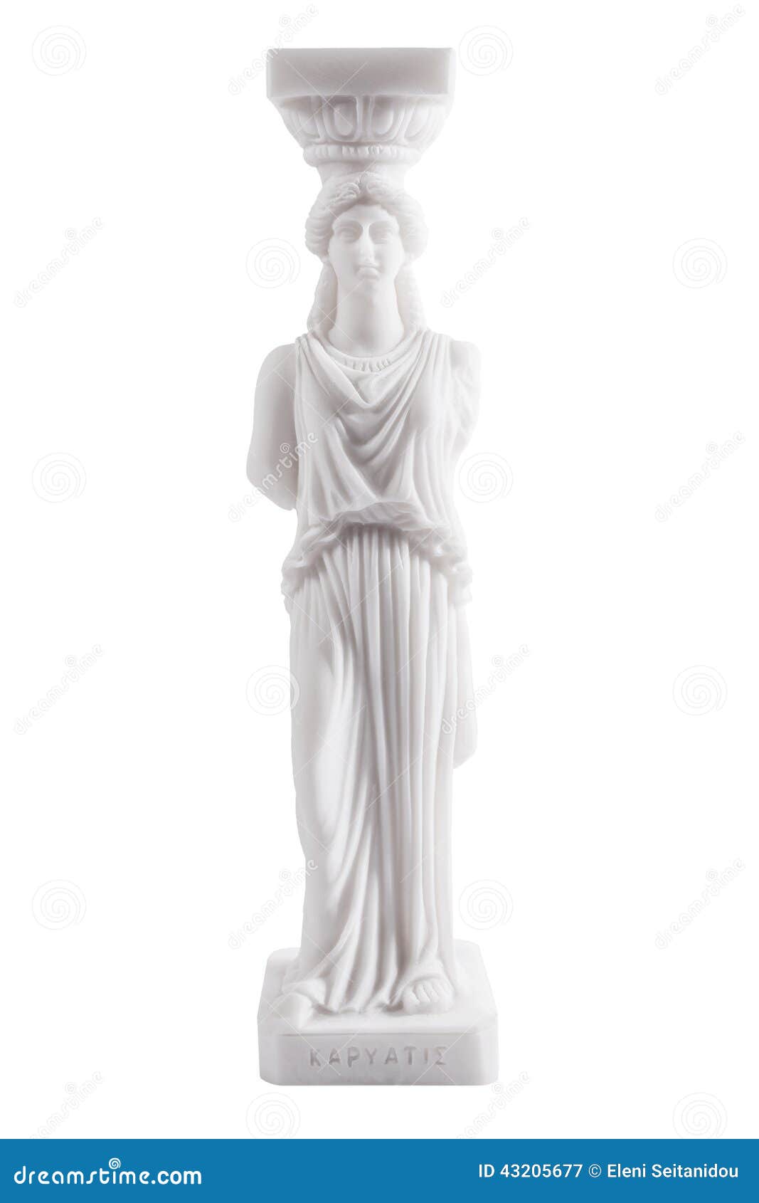 Oud Grieks standbeeld stock afbeelding. Image of kolom - 43205677