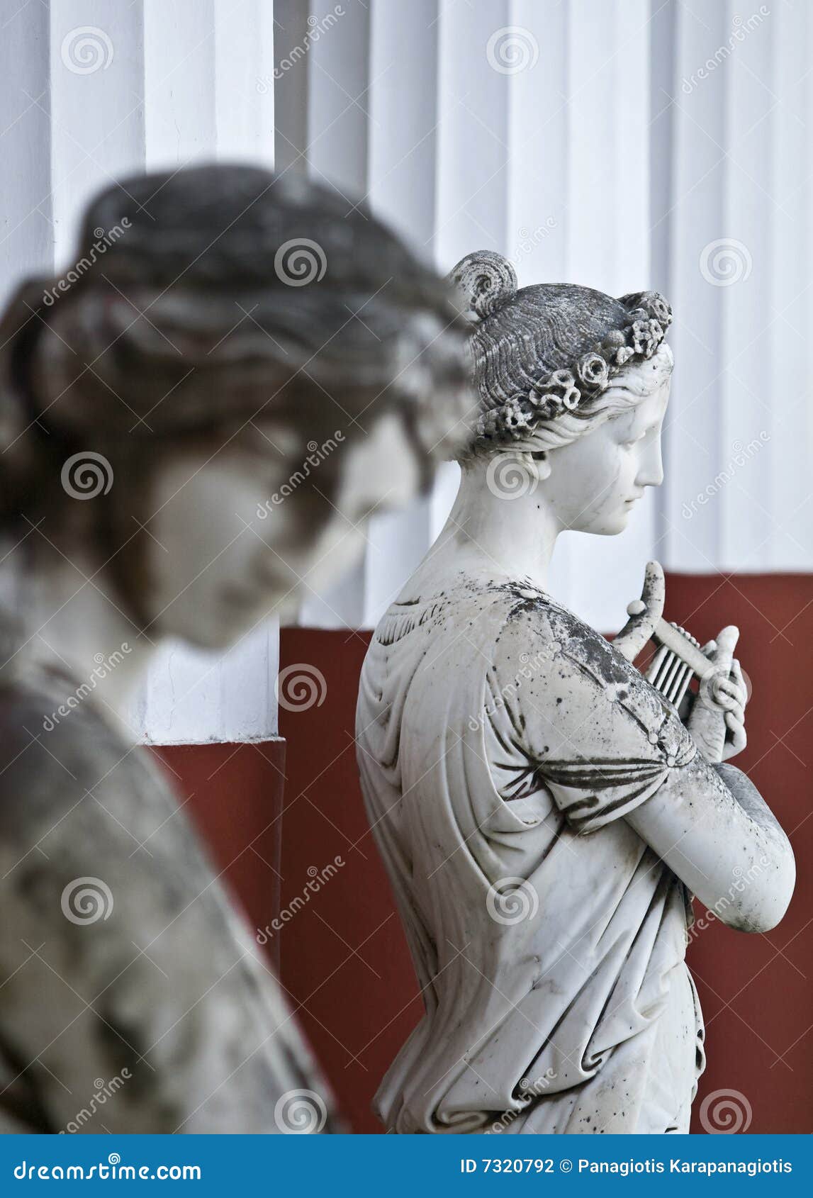 Oud Grieks standbeeld stock foto. Image of mythisch, geschiedenis - 7320792