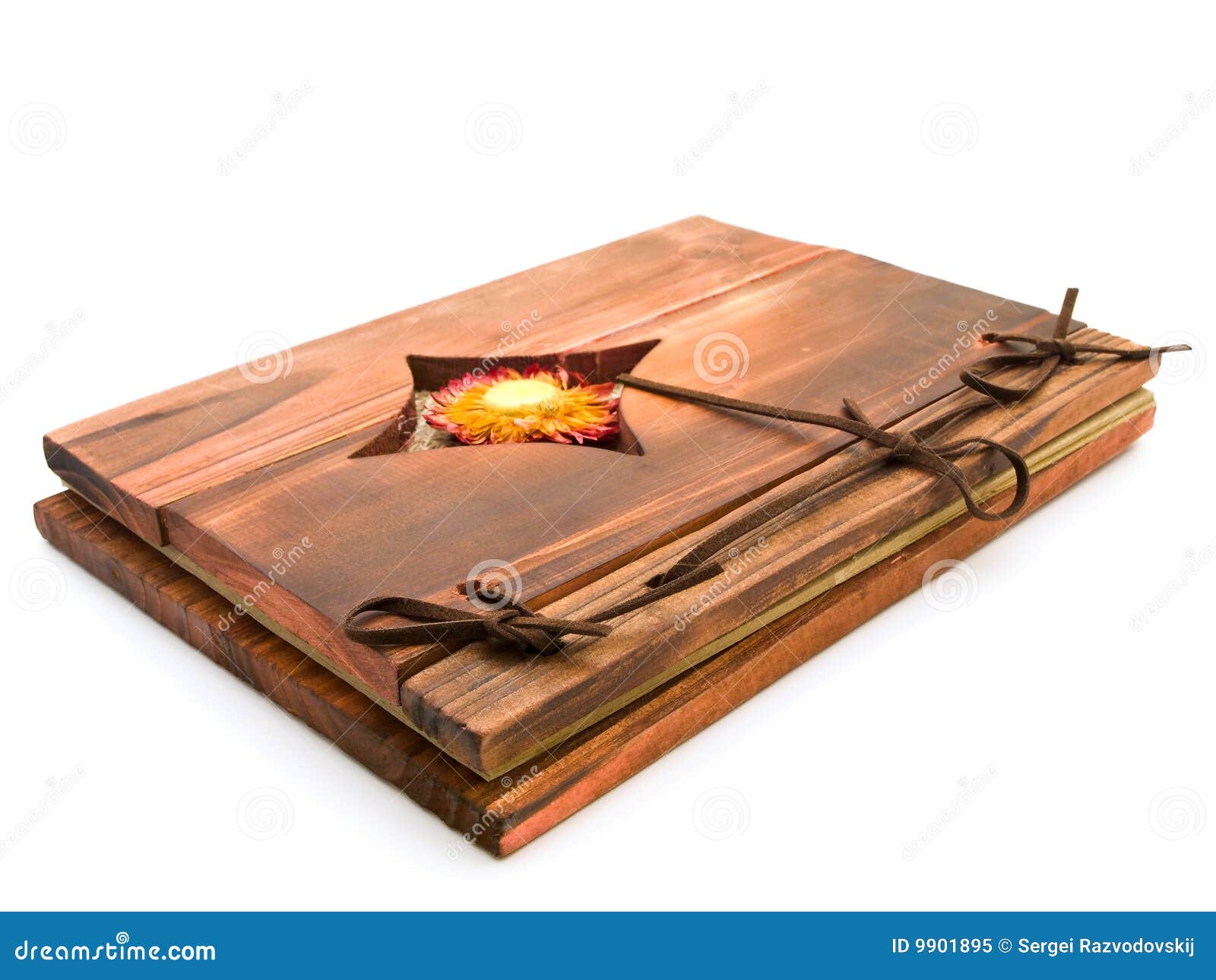 Oud houten boek stock afbeelding. Image of dekking, ontwerp - 9901895