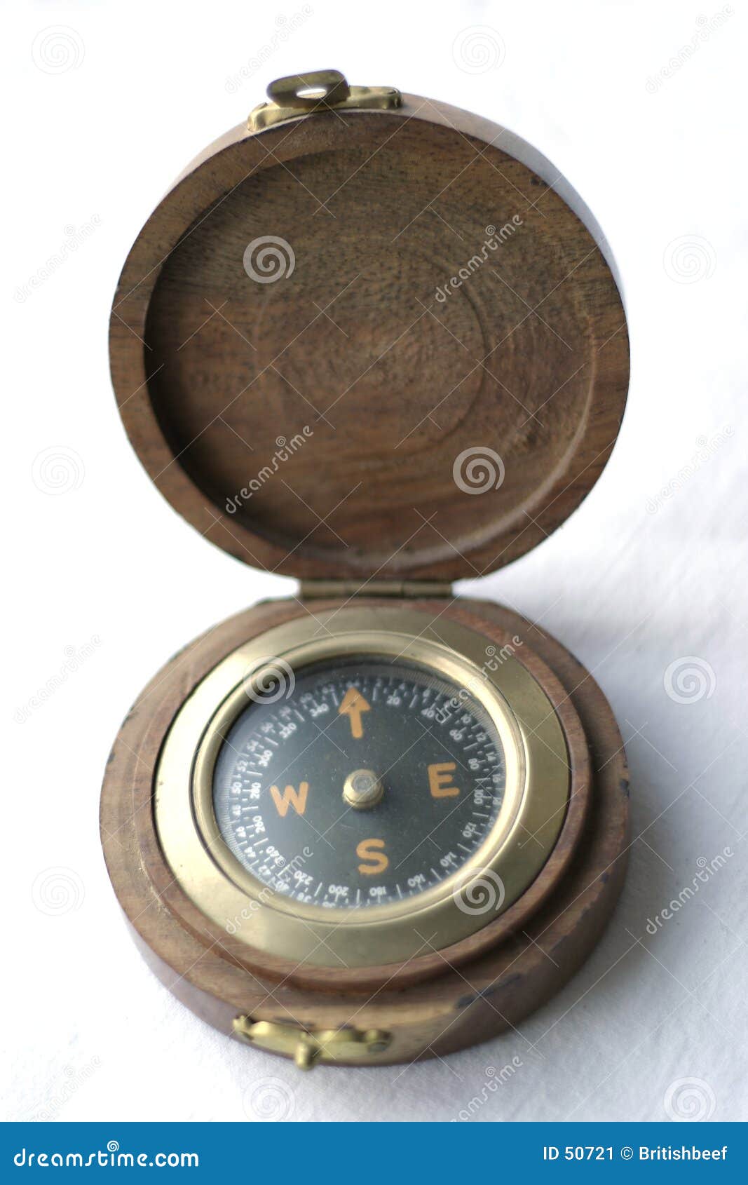 Oud kompas stock afbeelding. Image of oriënteren, boot, richting - 50721
