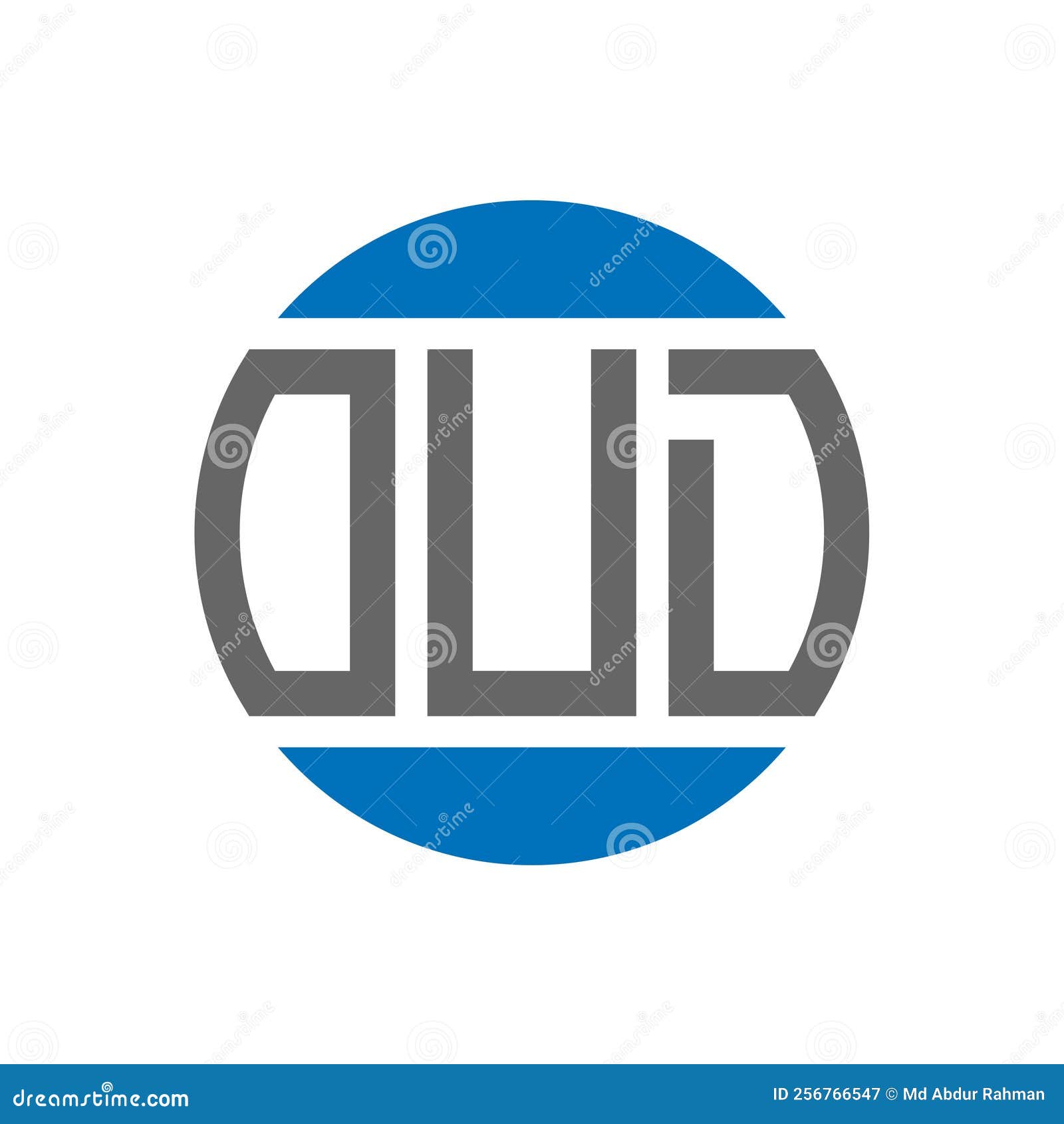 OUD Letter Logo Design on White Background. OUD Creative Initials ...