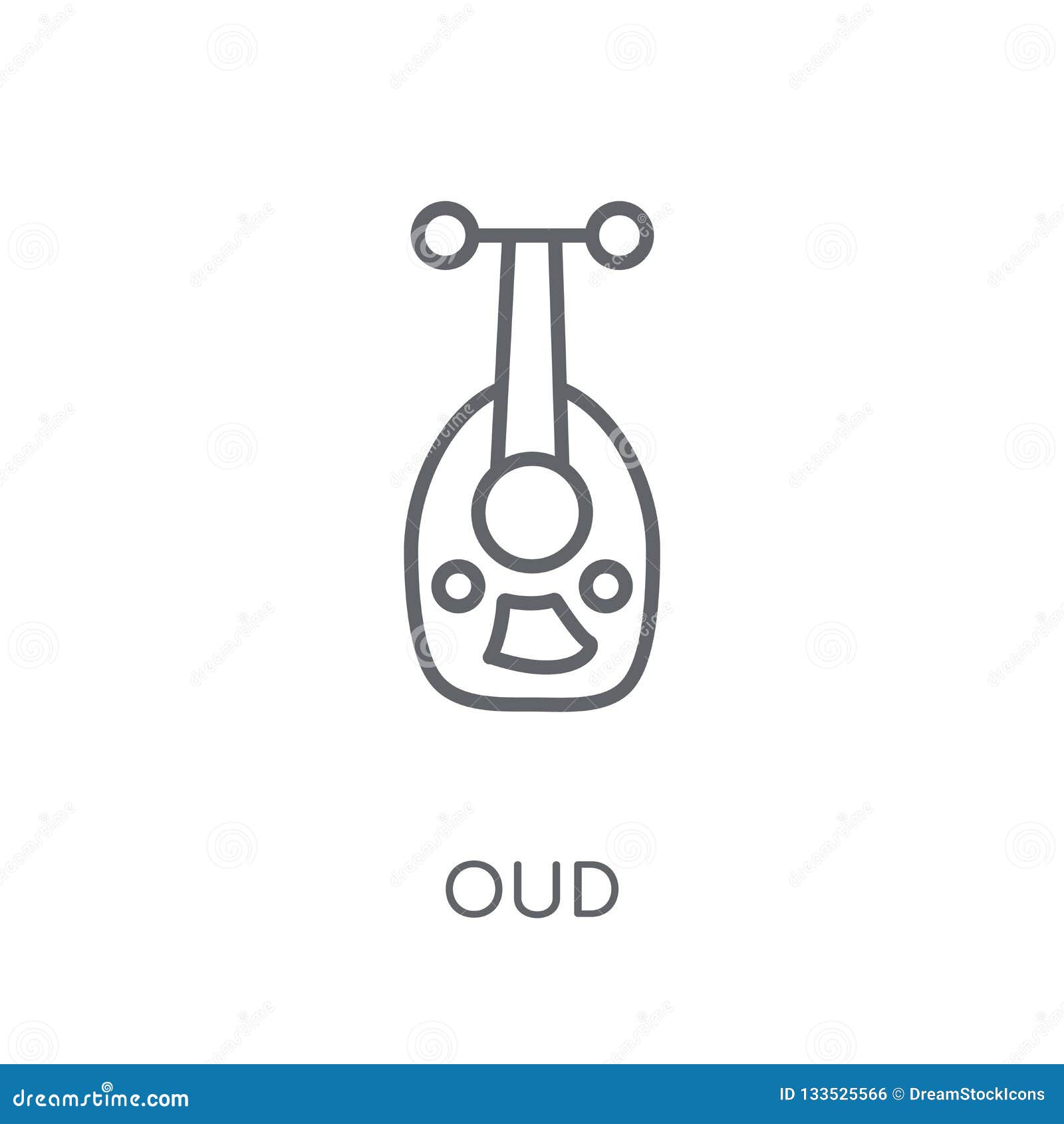 Oud Linear Icon. Modern Outline Oud Logo Concept on White Backgr Stock ...