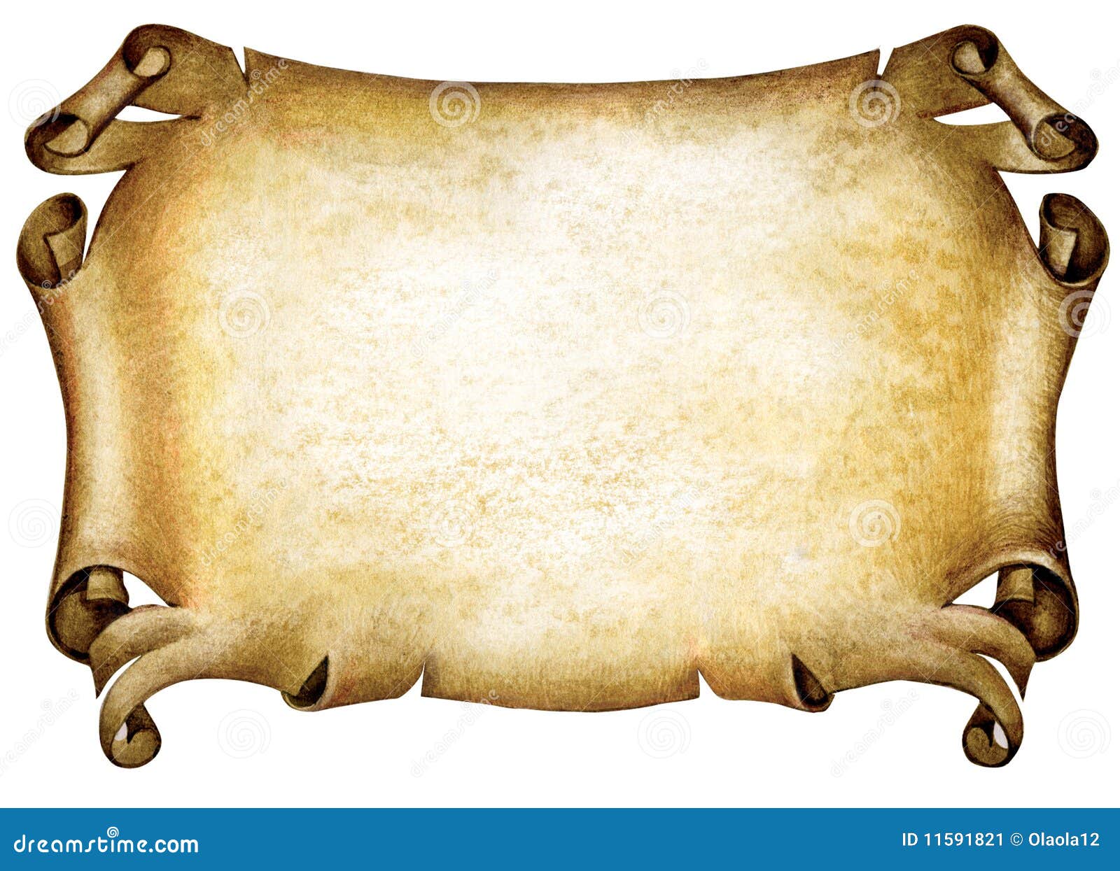 Oud perkament stock illustratie. Illustration of inkwik - 11591821