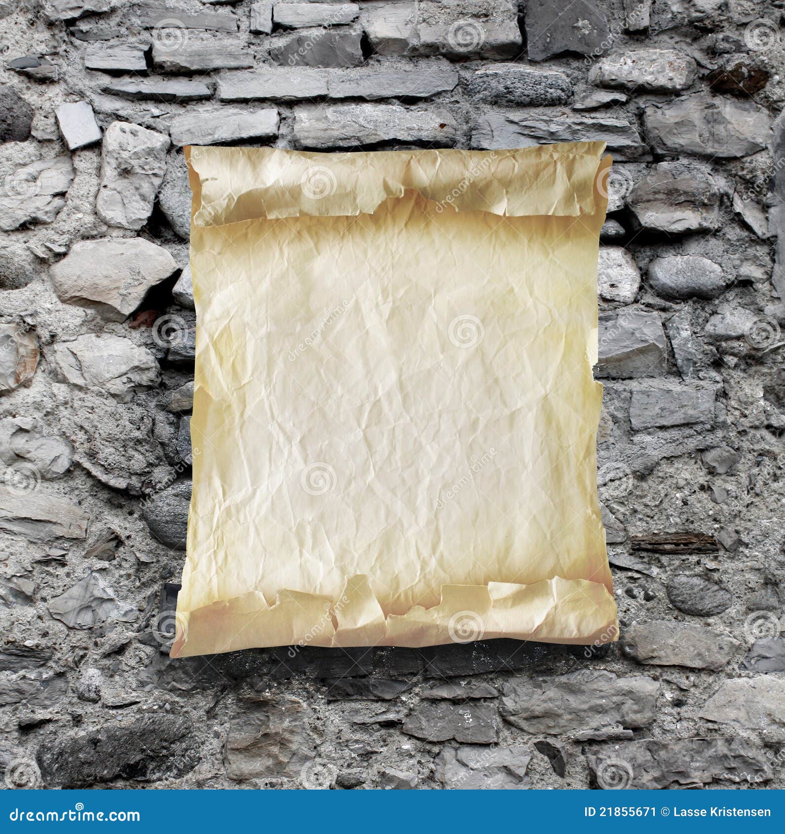 Oud perkament stock afbeelding. Image of nota, spatie - 21855671