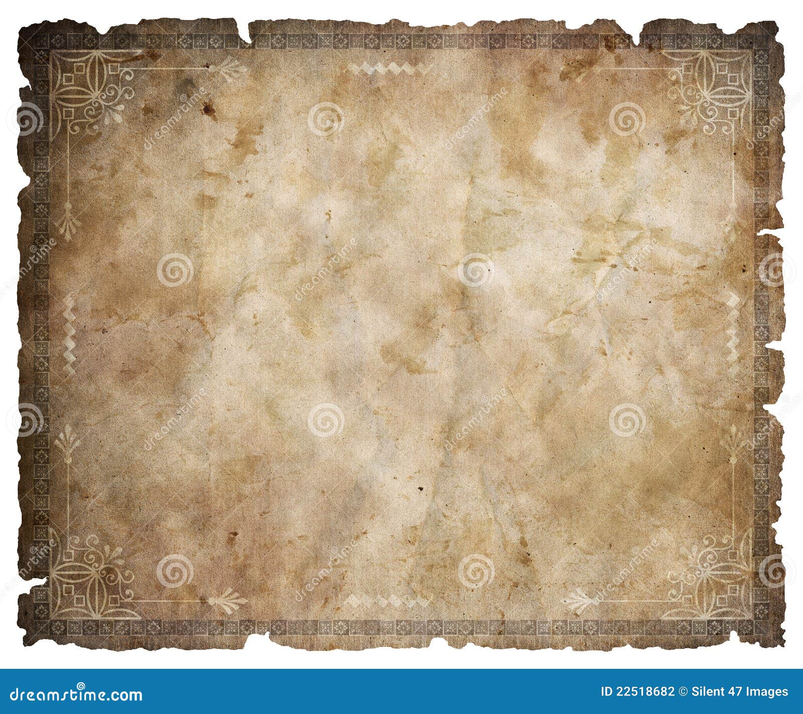 Oud perkament stock illustratie. Illustration of grens - 22518682