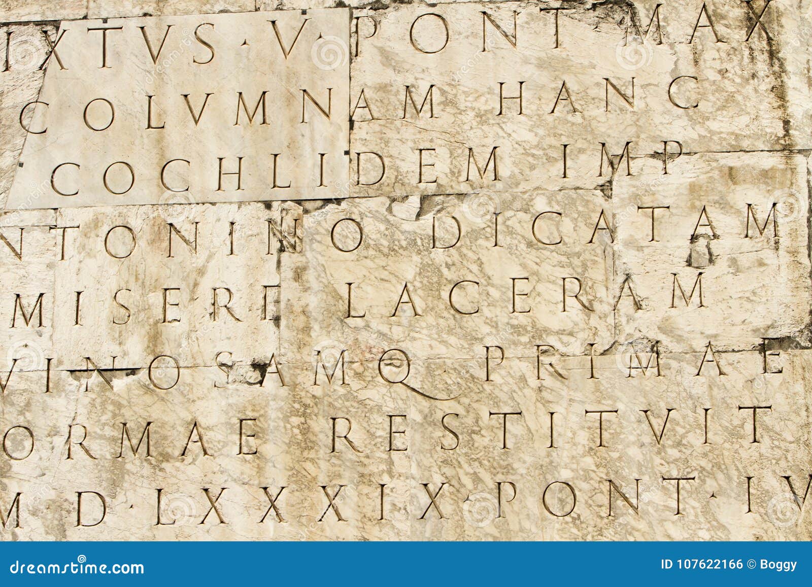 Oud roman manuscript stock foto. Image of marcus, rots - 107622166