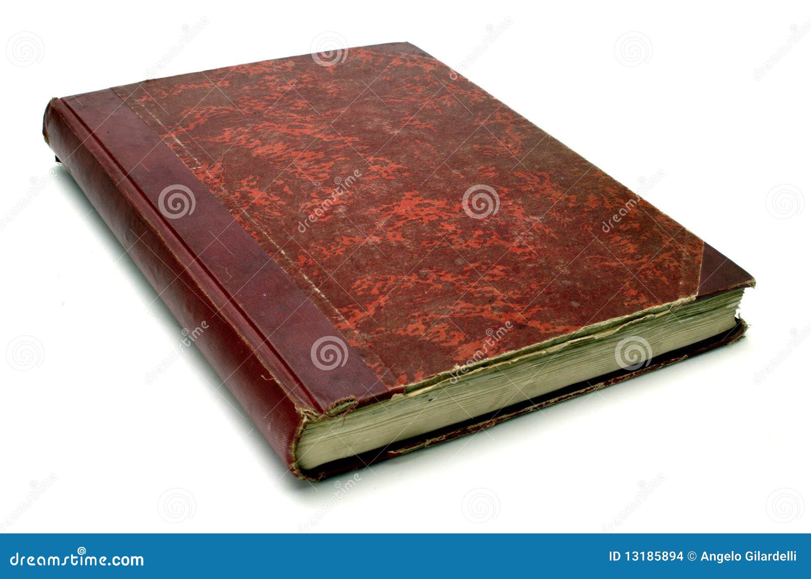 Oud rood boek stock foto. Image of grunge, wijnoogst - 13185894