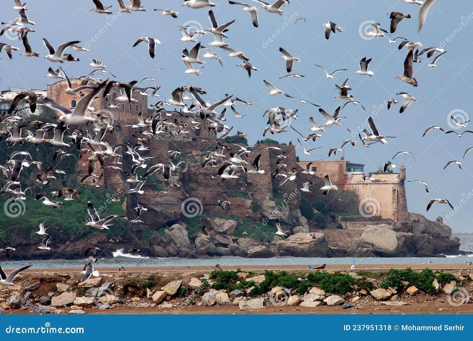 Oudayas Kasbah in Rabat the Capital of Morocco Stock Photo - Image of ...