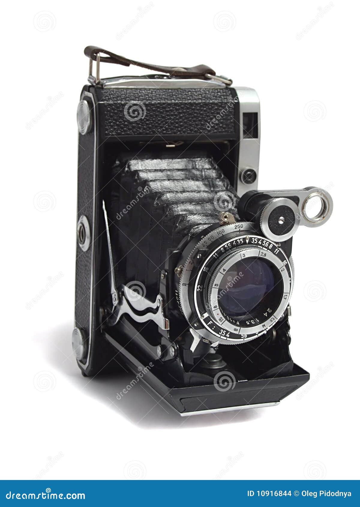 Oude antieke camera stock foto. Image of blootstelling - 10916844